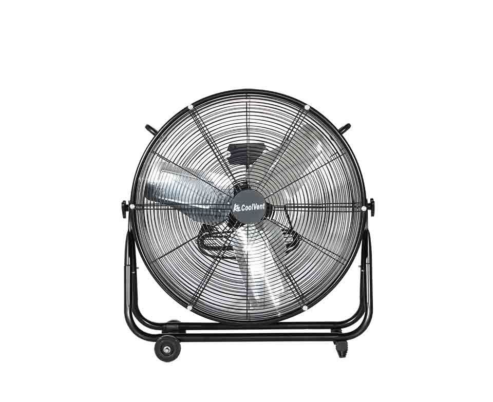 24inch Industrial Drum Fans 12800 CFM 37.5KG Big Air Flow For Worhshop
