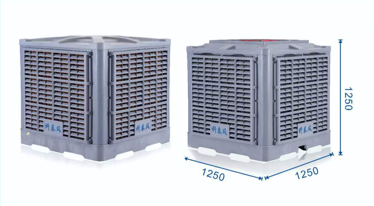 산업용 기후 친화적 에어컨 30000m3/h 3kW 380V 30m 에어 투어
